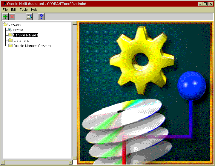 Using Oracle Net Assistant Viewing Listener Configuration